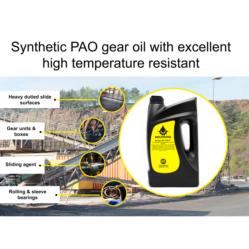 Soraja GA 220 P - Synthetic Food Industry Gear Oil